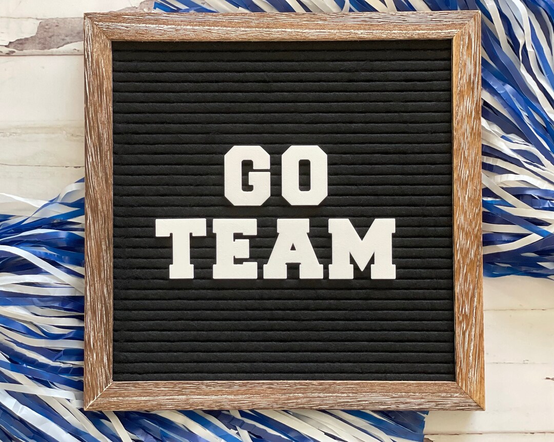 GO TEAM Letter Board Accessories| Football Letter Board Icons| Football ...