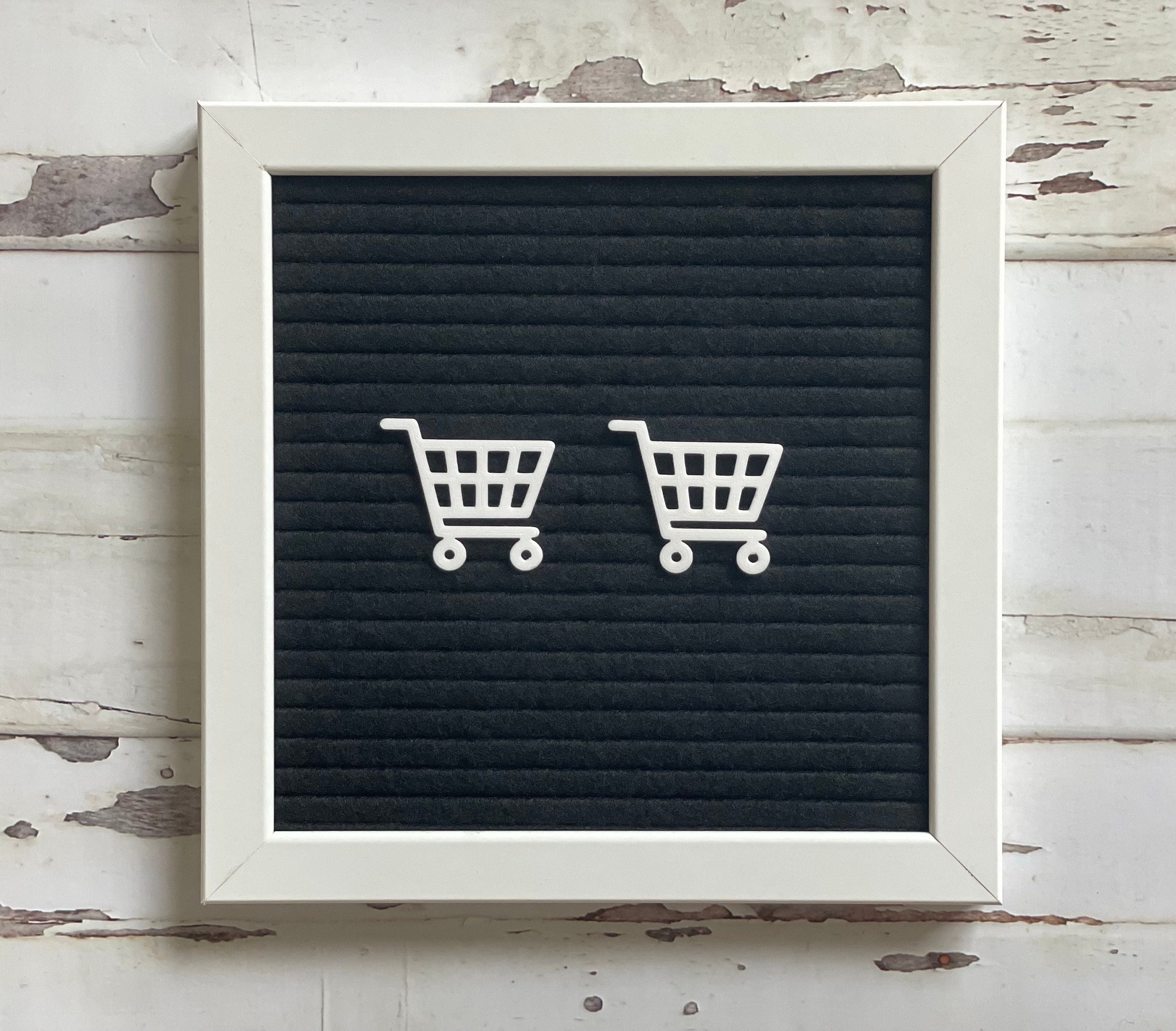 Shopping Cart for Letter Board| Letter Board Accessories| Felt Board ...
