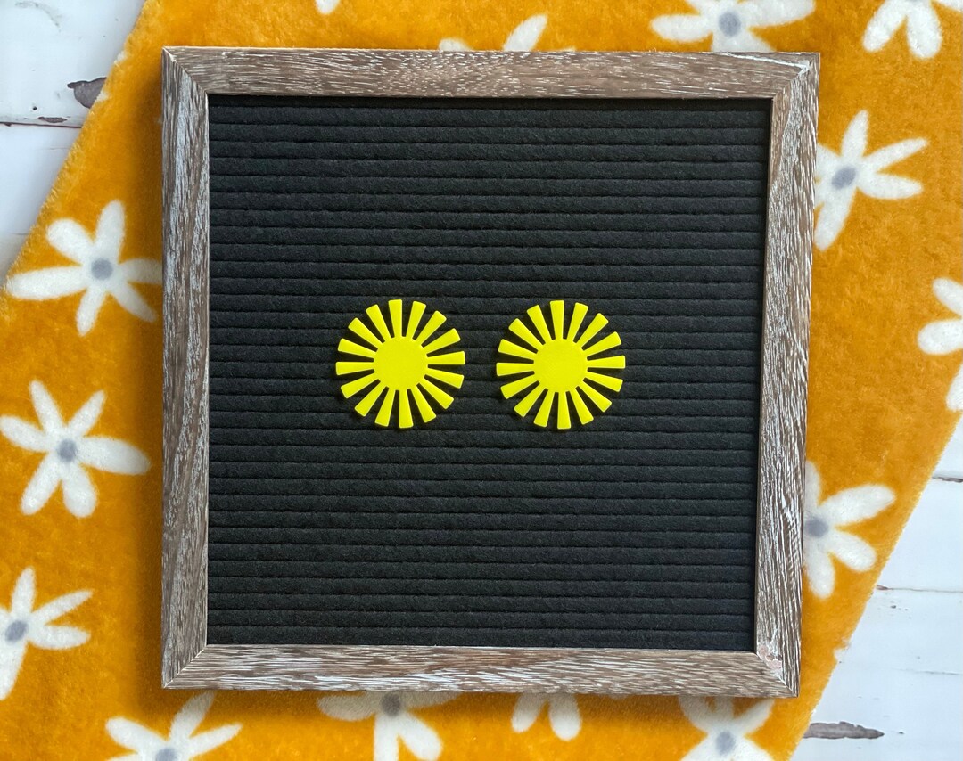 Sun for Letter Board| Letter Board Accessories| Retro Theme| 70s 80s ...