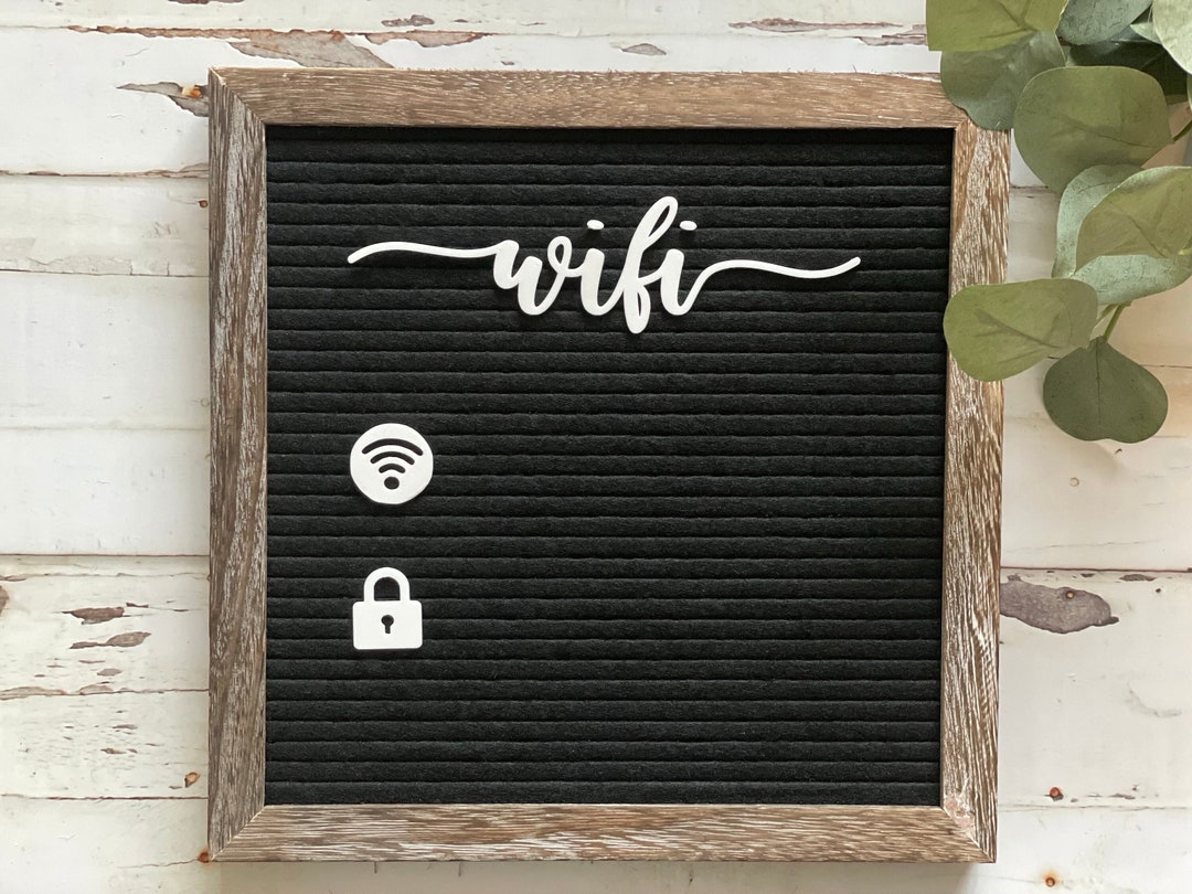 Wifi Letter Board Icons| Network and Password| Cursive Script| Letter ...