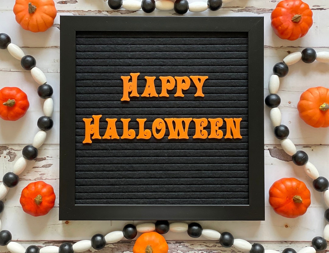 Happy Halloween Letter Board| Halloween Letter Board Accessories ...