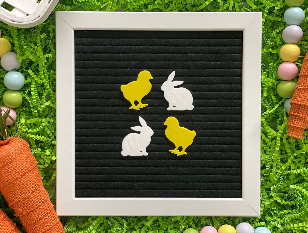Easter Letter Board Accessories| Easter Bunnies and Chicks| Chicks for ...