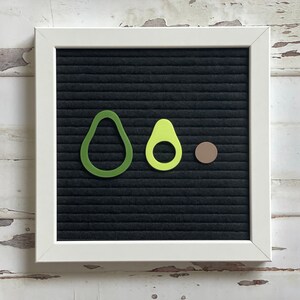 Avocados for Letter Boards| Avocado| Letter Board Accessories| Felt ...