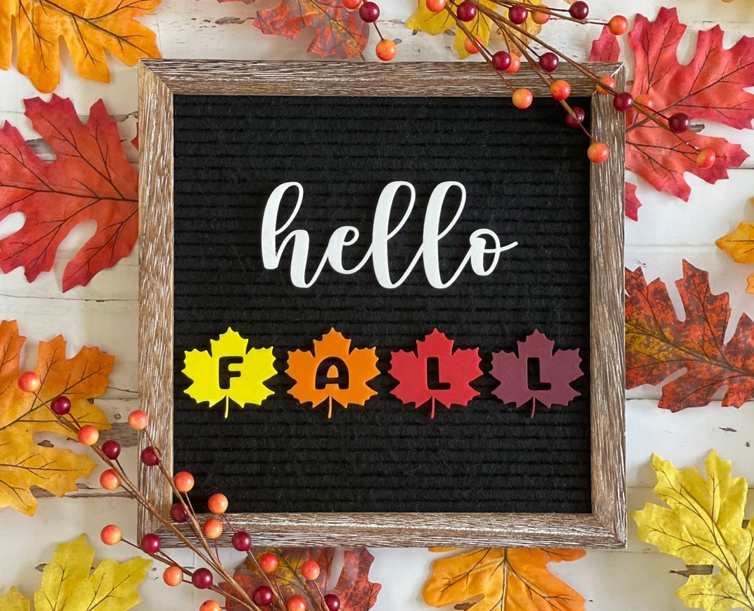 Fall Letter Board Accessories| Hello Fall| Autumn Letter Board| Fall ...