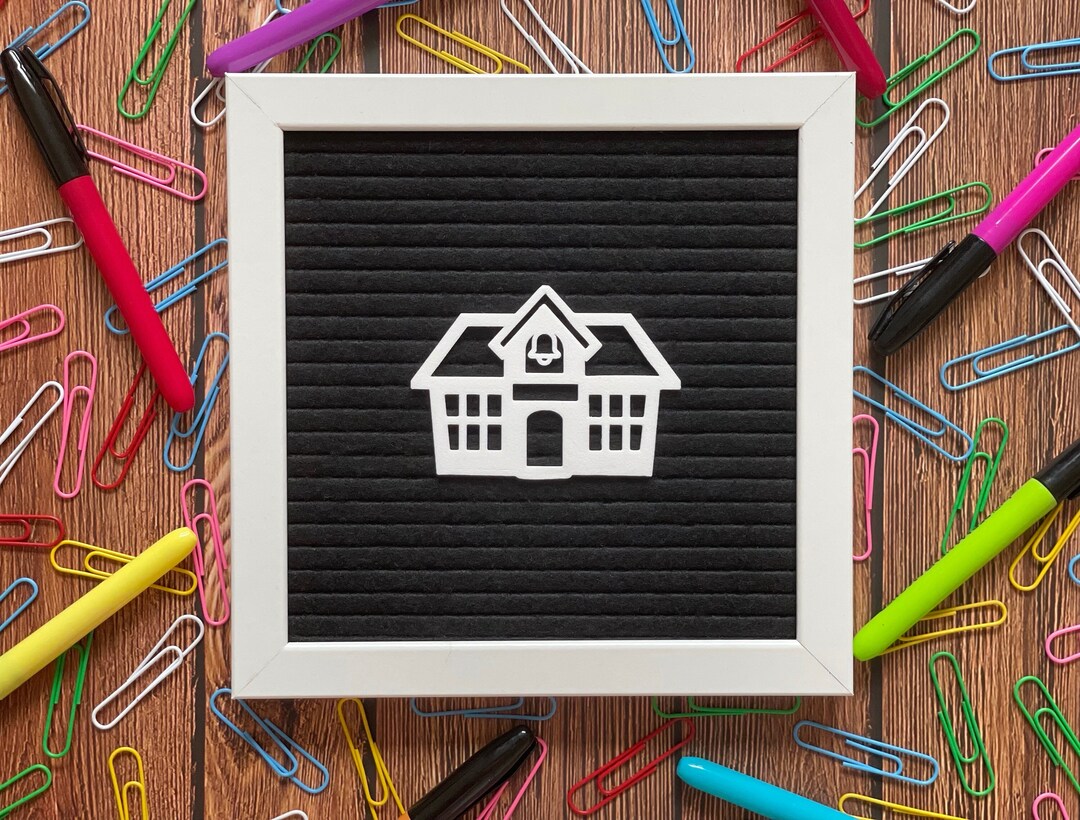 School House for Letter Board| Letter Board Accessories| First Day of ...