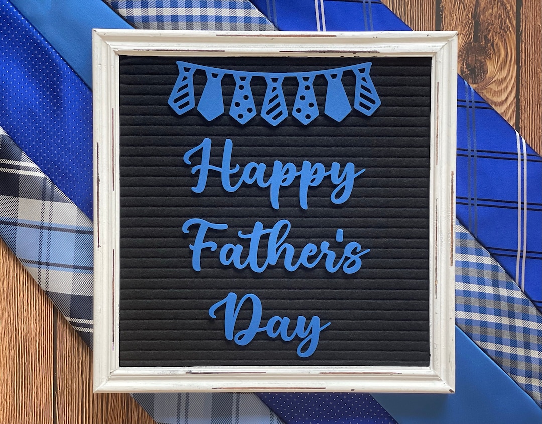 Happy Father's Day Letter Board Accessories| Felt Board| Father's Day ...