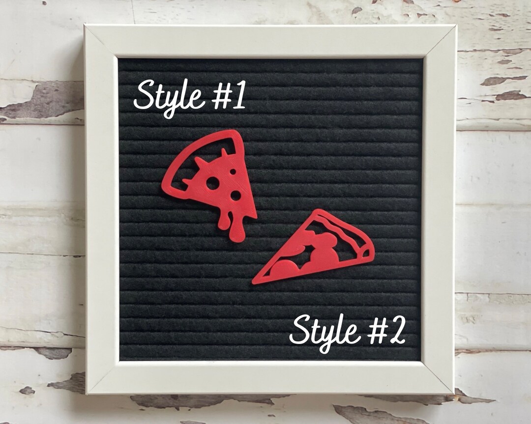 Pizza for Letter Board| Pepperoni Pizza| Letter Board Accessories| Felt ...