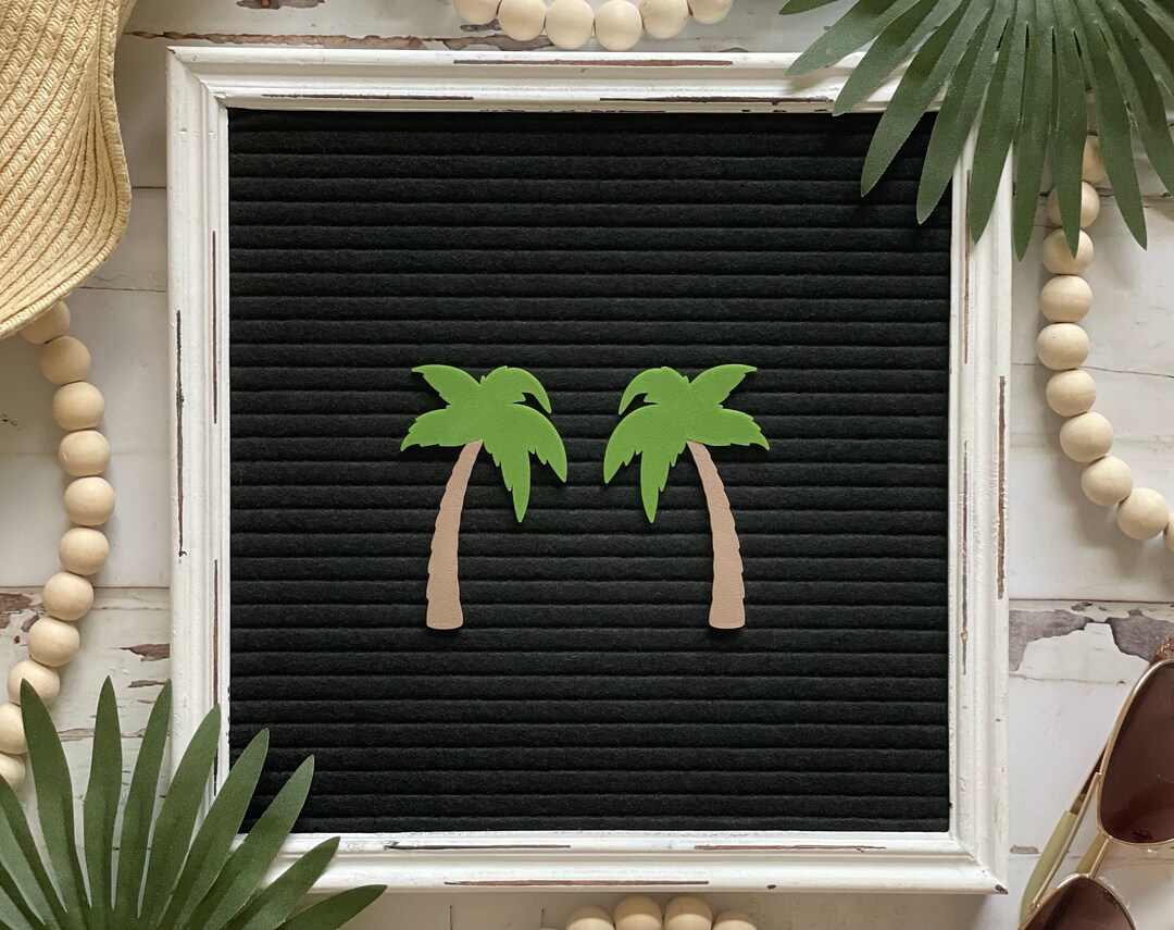 Palm Trees for Letter Board| Summer Felt Board| Summertime| Beach ...