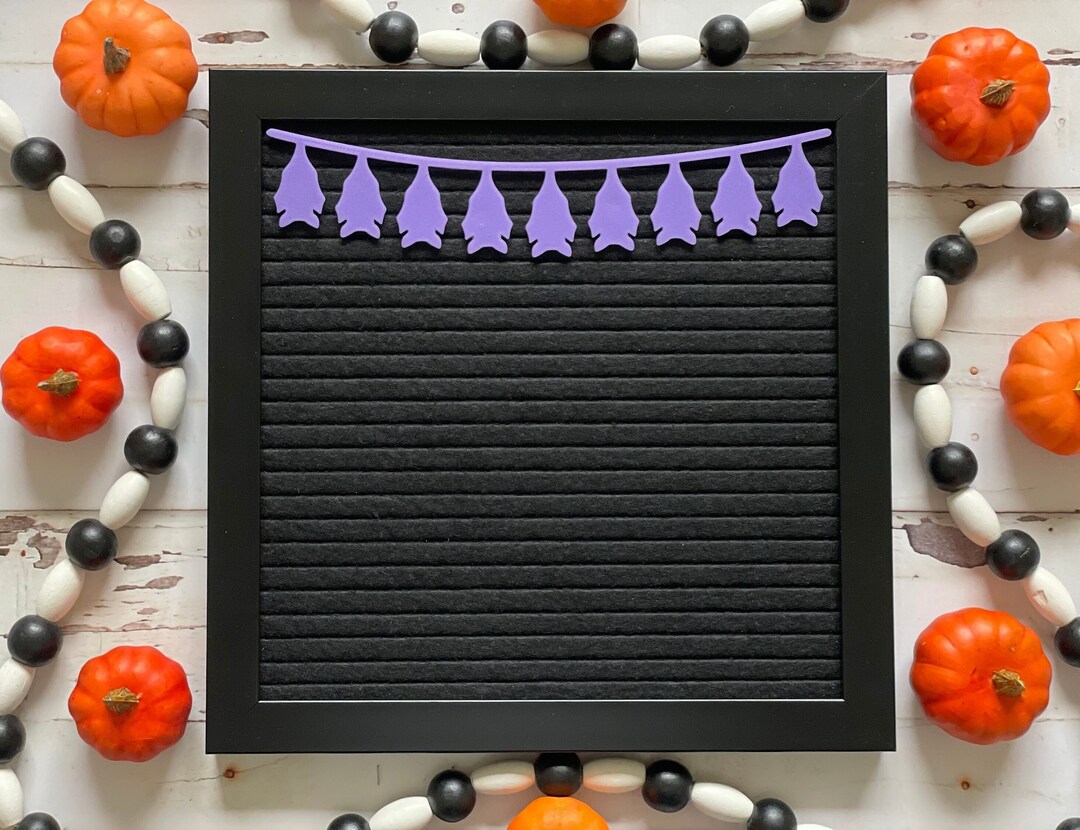 Bat Letter Board Banner| Halloween Letter Board Banner| Felt Board ...