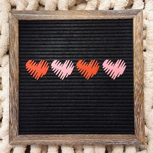 Valentine's Day Letter Board Accessories | Icons and Accessories ...