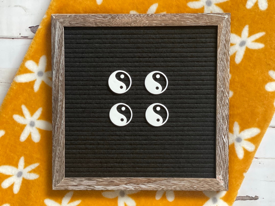 Yin-yang Symbols for Letter Board| Yin and Yang| Letter Board ...