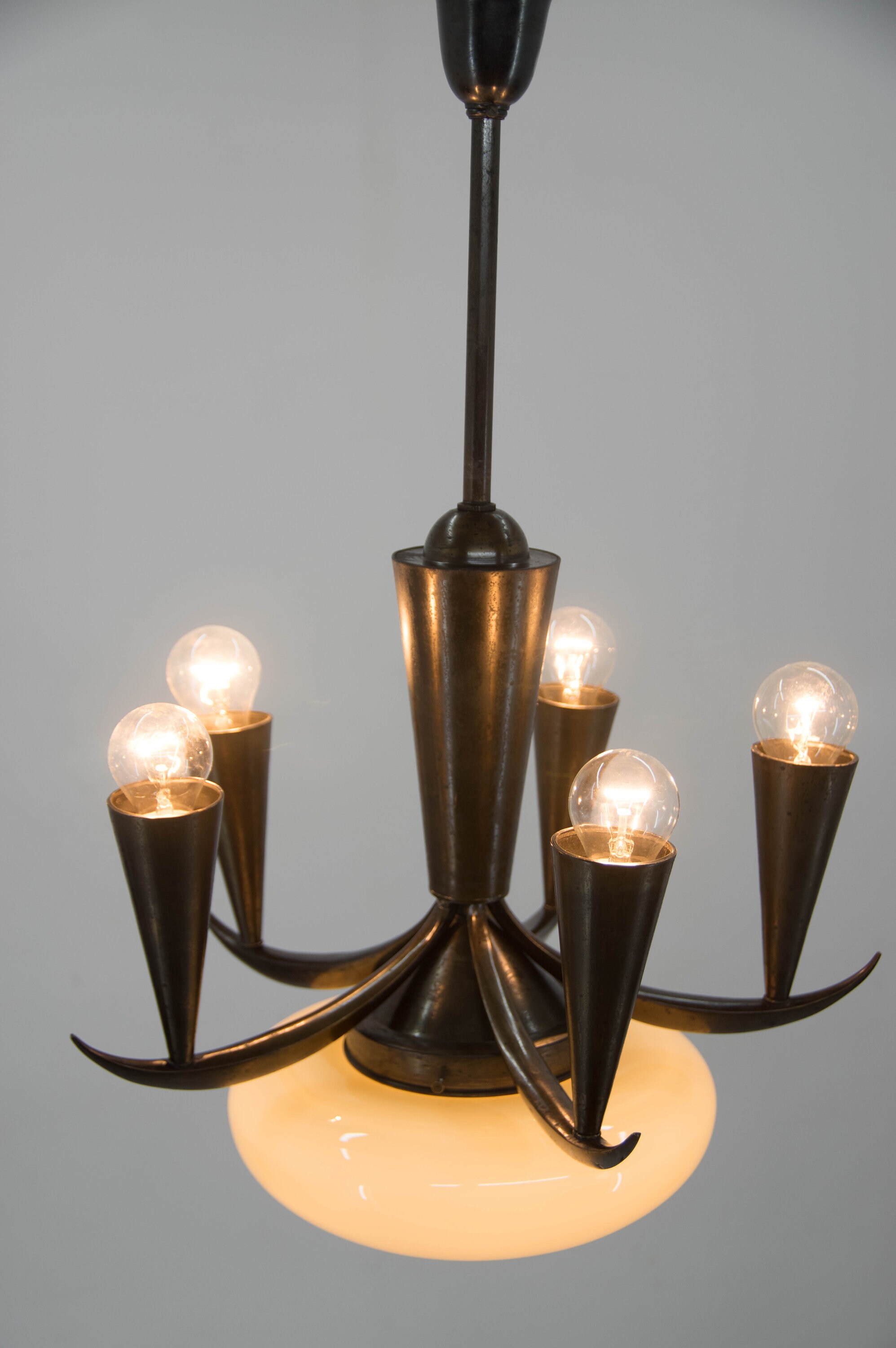 Rare Cubistic Chandelier by IAS, 1910s - Etsy