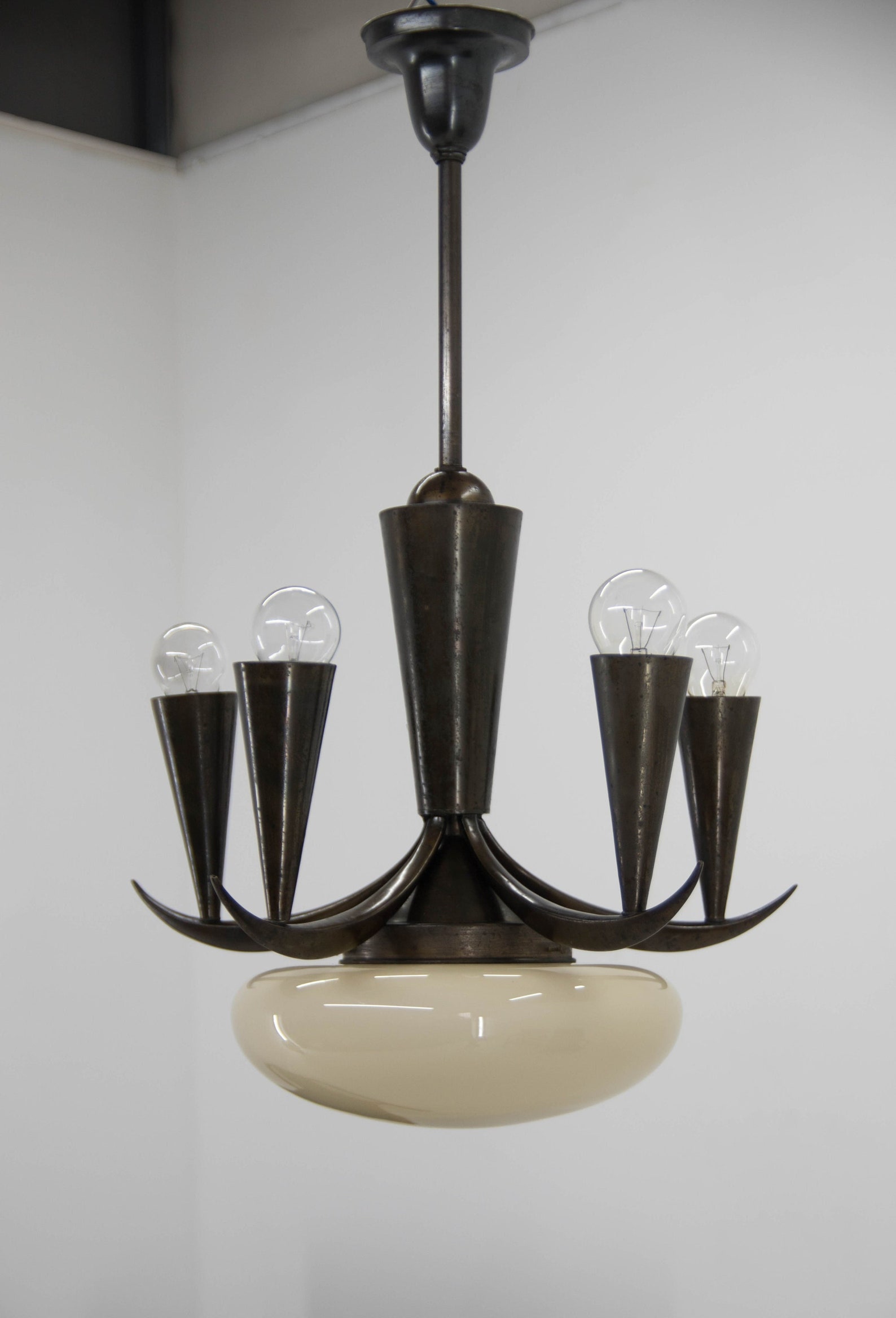 Rare Cubistic Chandelier by IAS, 1910s - Etsy