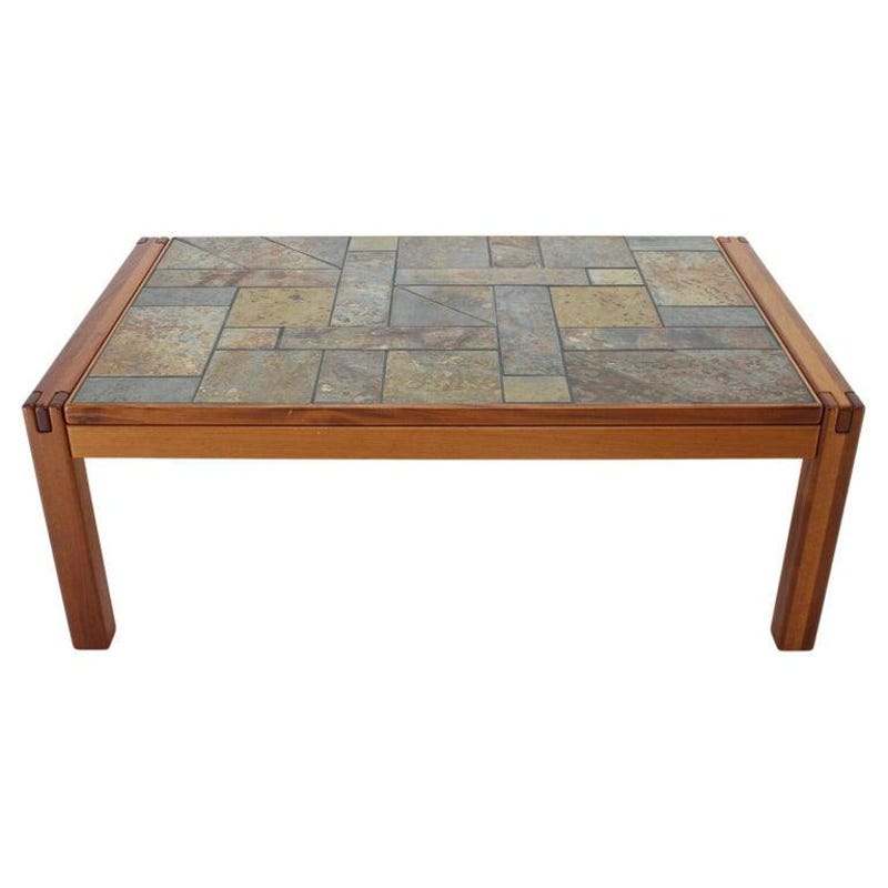 Tile Top Coffee Table Mcm - Etsy