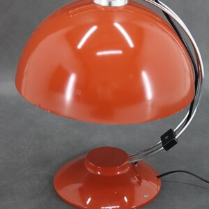 1970s Red Table Lamp ,czechoslovakiaa / Vintage Table Lamp / Czech ...