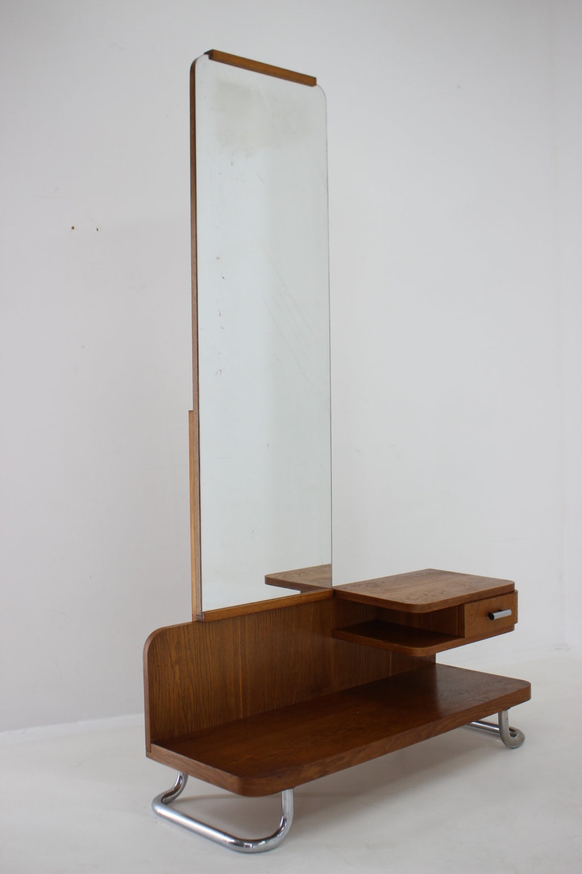 1950s Oak Bauhaus Mirror Cabinet, Czechoslovakia - Etsy