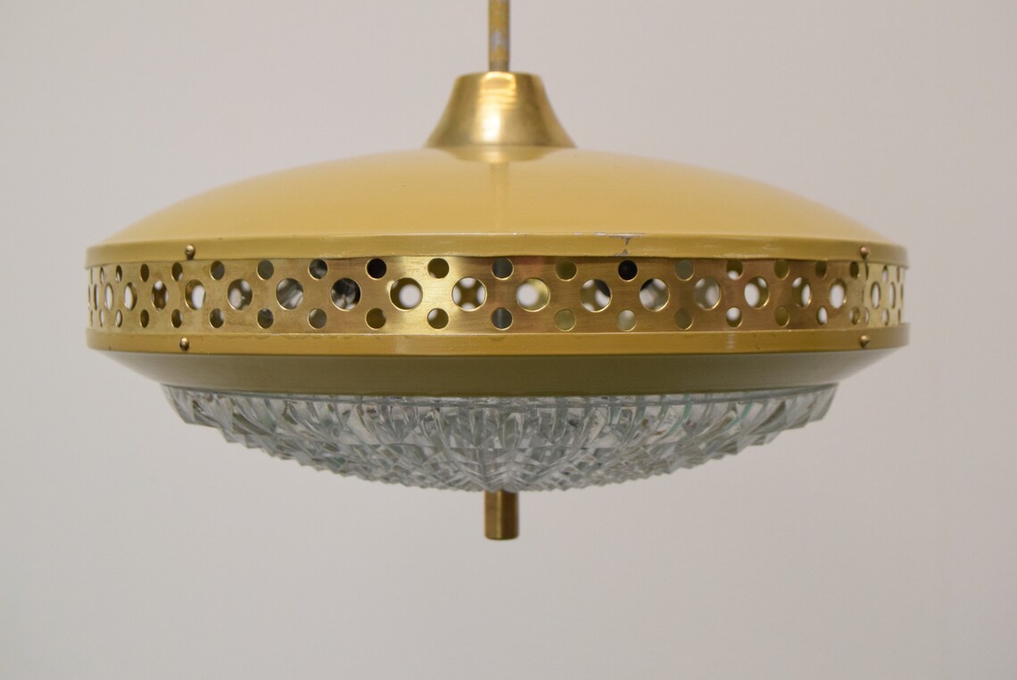 1970s Space Age Metal Pendant by LUDIB Bratislava - Etsy