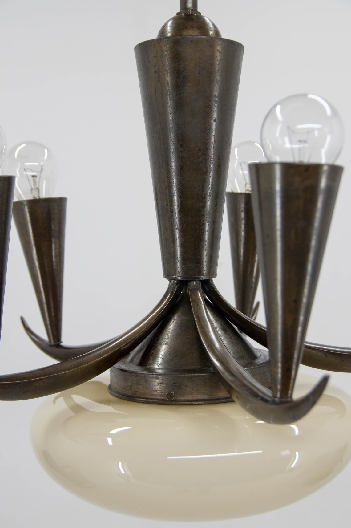 Rare Cubistic Chandelier by IAS, 1910s - Etsy