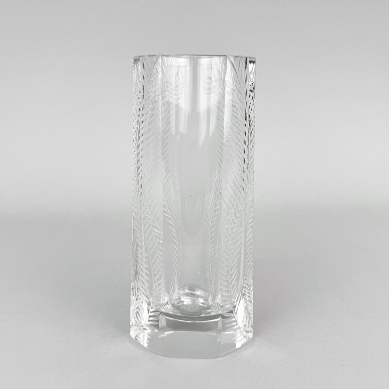 Cut Glass Vase - Etsy