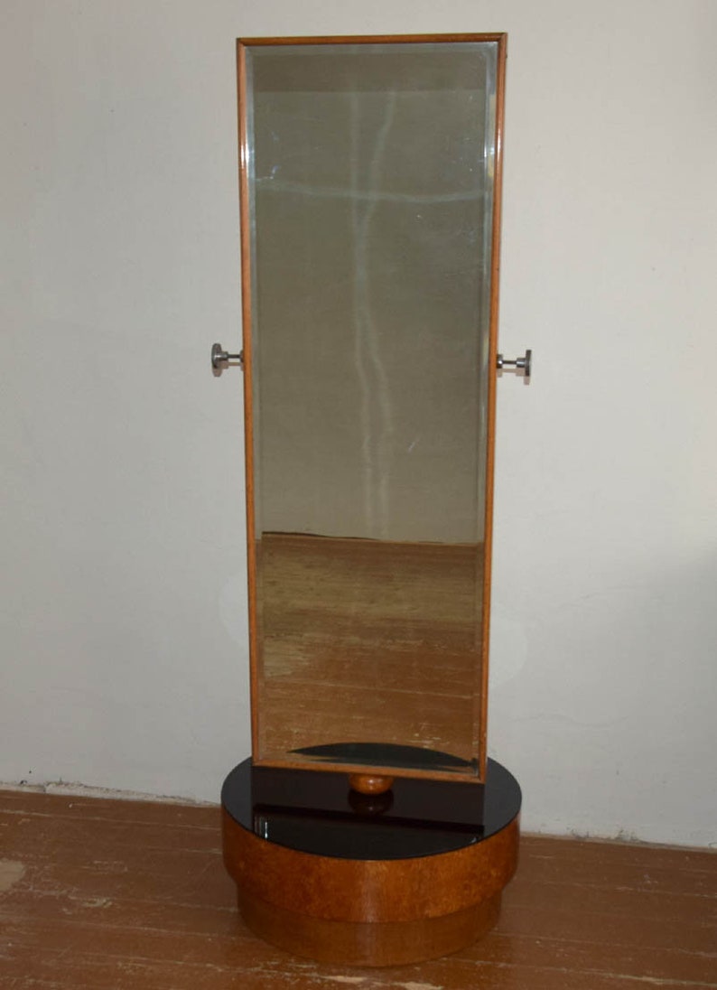 1930s Large Antique Floor Hinged Mirror by Halabala for UP Zavody - Etsy