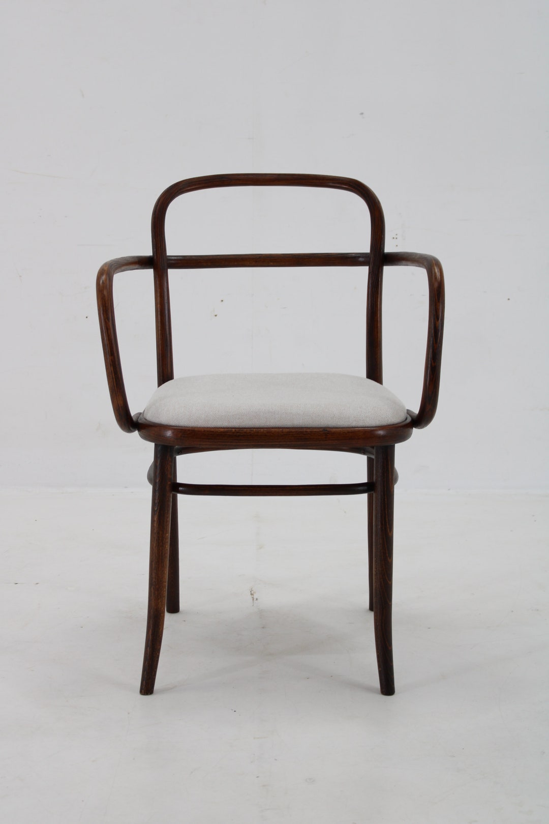 1970s Beech Bentwood Chair by Ton, Czechoslovakia - Etsy