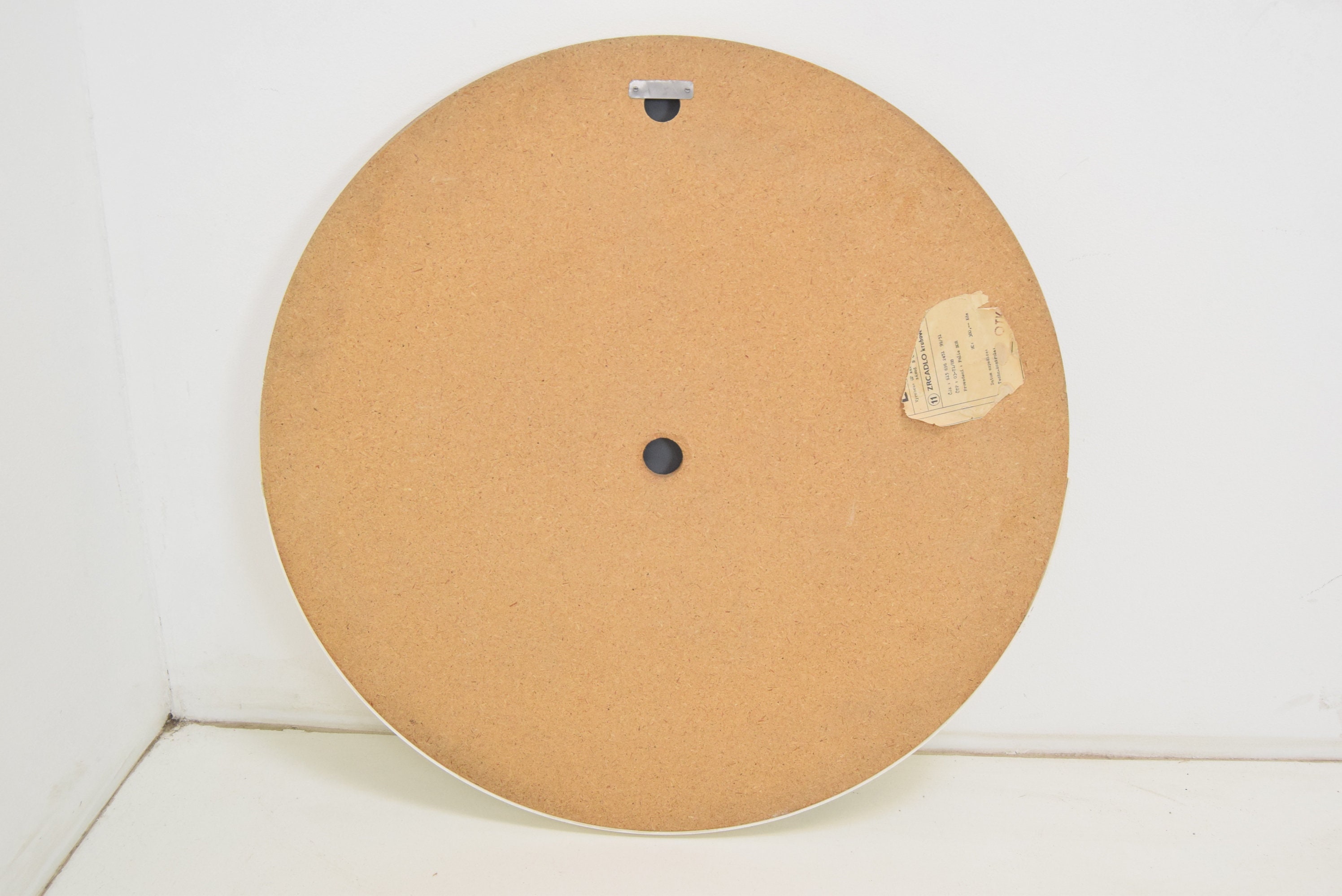 Mid-century Wall Round Mirror, 1970's / Vintage Mirror / Plastic Rim - Etsy