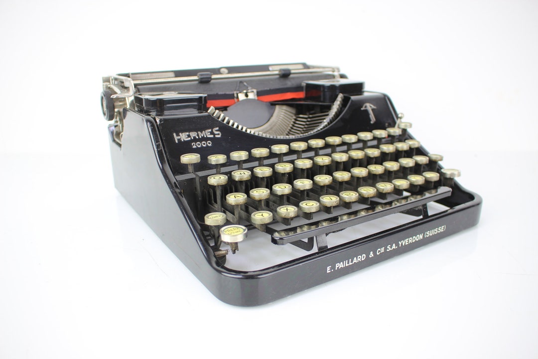 Typewriter/ HERMES 2000 Switzerland 1930s / Vintage - Etsy