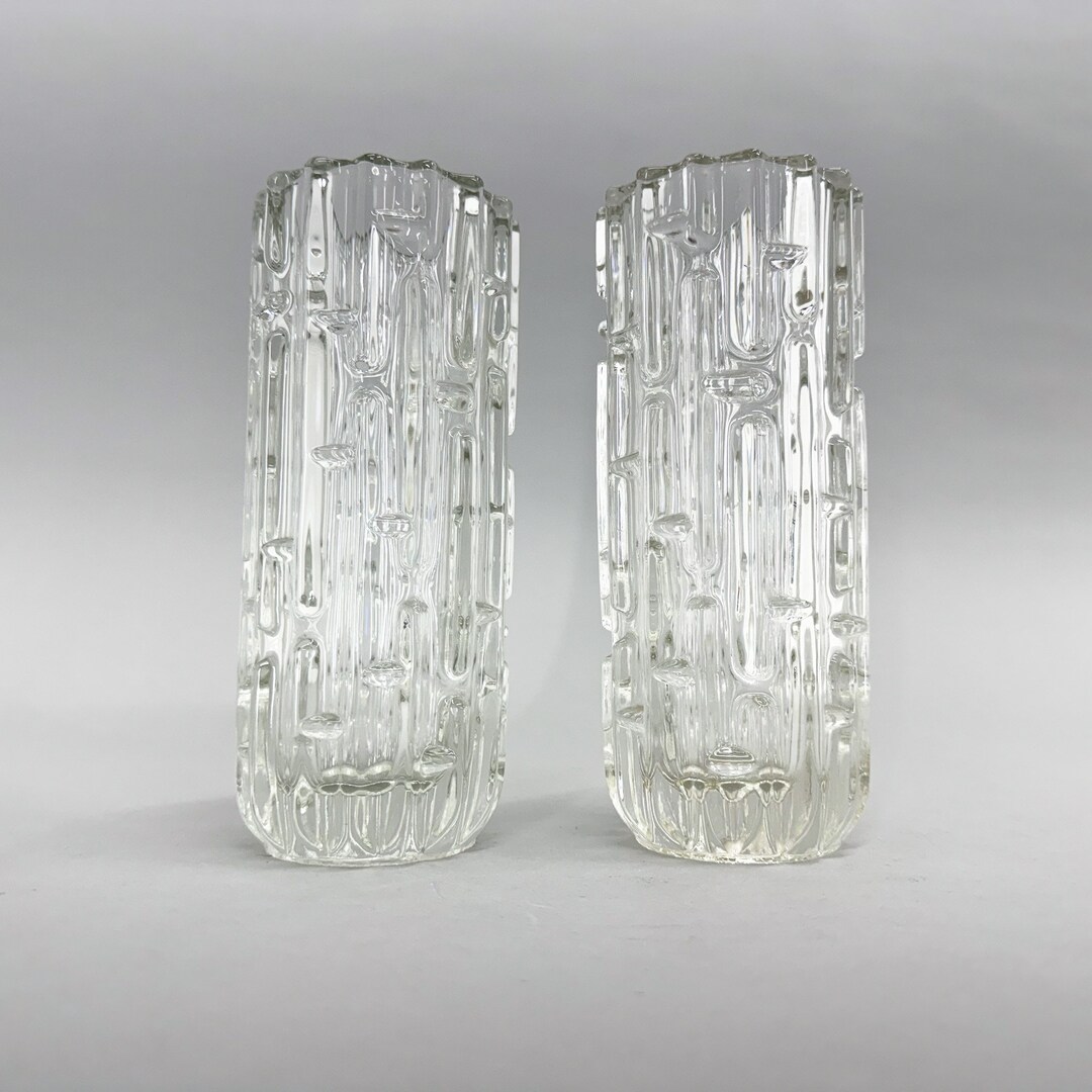 Set of Two 'maze' Vases by Frantisek Vizner, 1965 - Etsy
