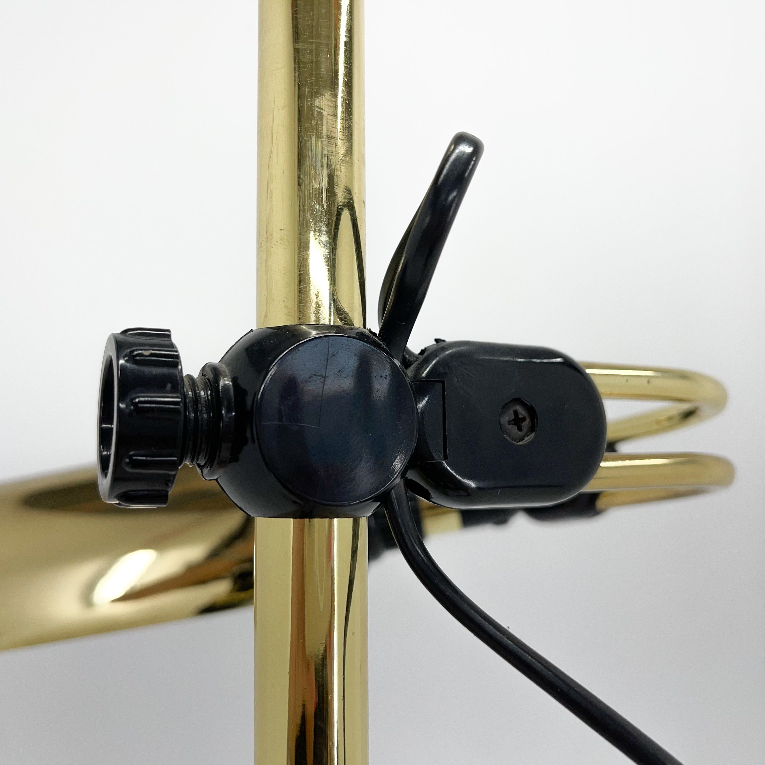 1980's Italian Adjustable Floor Lamp / Gold Colour / - Etsy