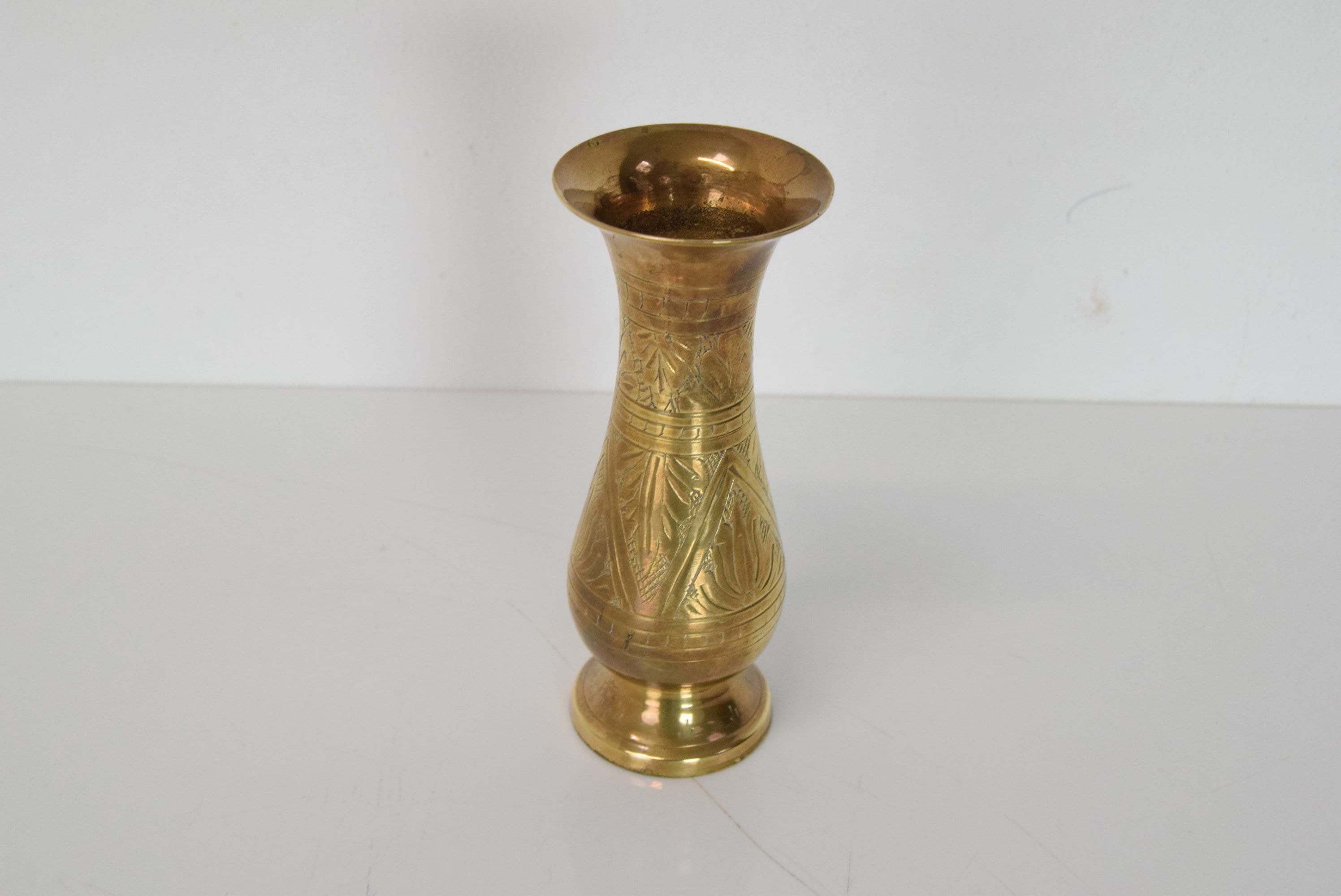 Vintage Brass Vase From India, 1960's / Indian Style - Etsy