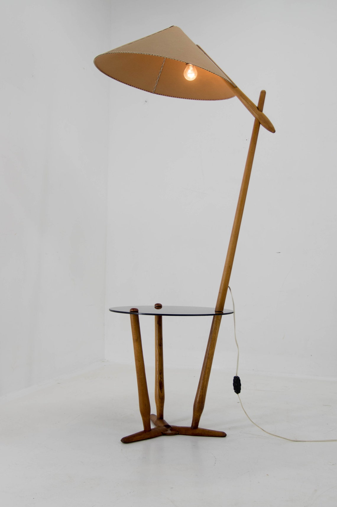 Mid-century Floor Lamp by ULUV 1950s Restored - Etsy