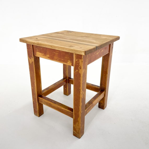 Wooden stool square store