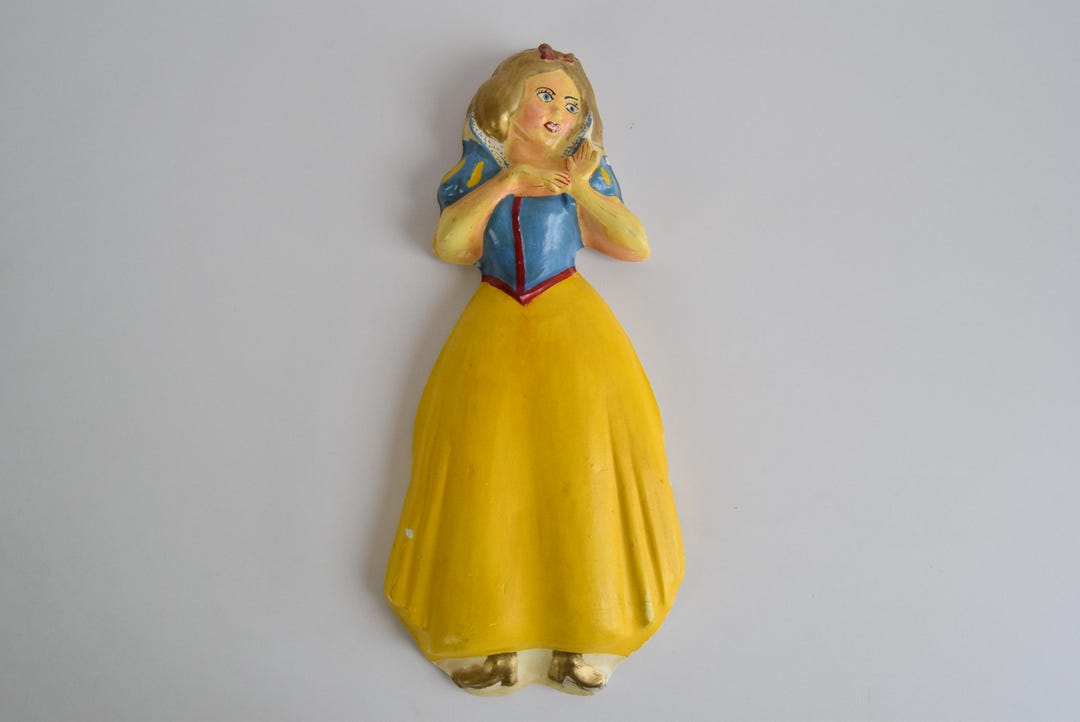 Plaster Wall Sculpture / Snow White, 1950's. - Etsy
