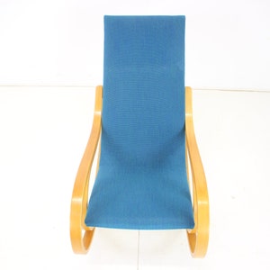 Mid-century Design Rocking Armchair, 1970s / Vintage Armchair / Blue ...