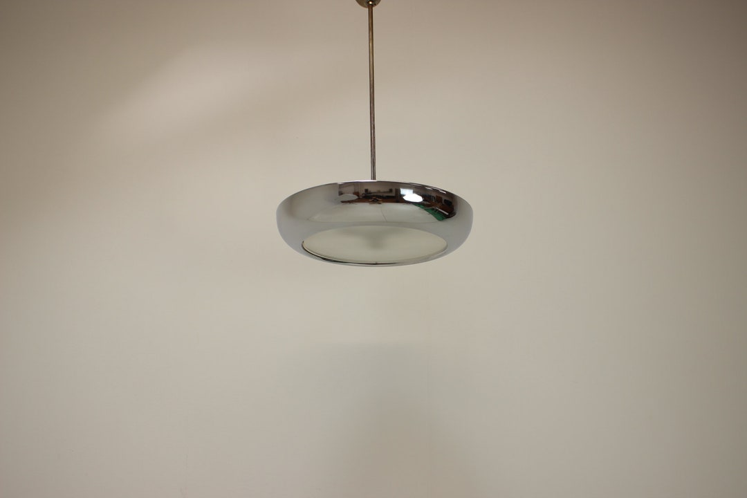 Bauhaus UFO Pendant by Josef Hurka for Napako, 1940s / Mid-century ...