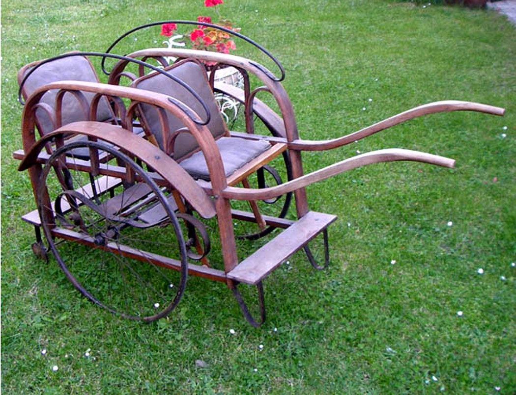 19th Century Stroller for Twins, Thonet / Mid-century / Brown Colour ...