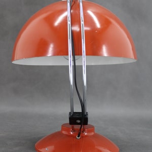 1970s Red Table Lamp ,czechoslovakiaa / Vintage Table Lamp / Czech ...