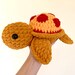 Pepperoni Pizza Turtle Handmade Crochet Amigurumi Plushie - Etsy