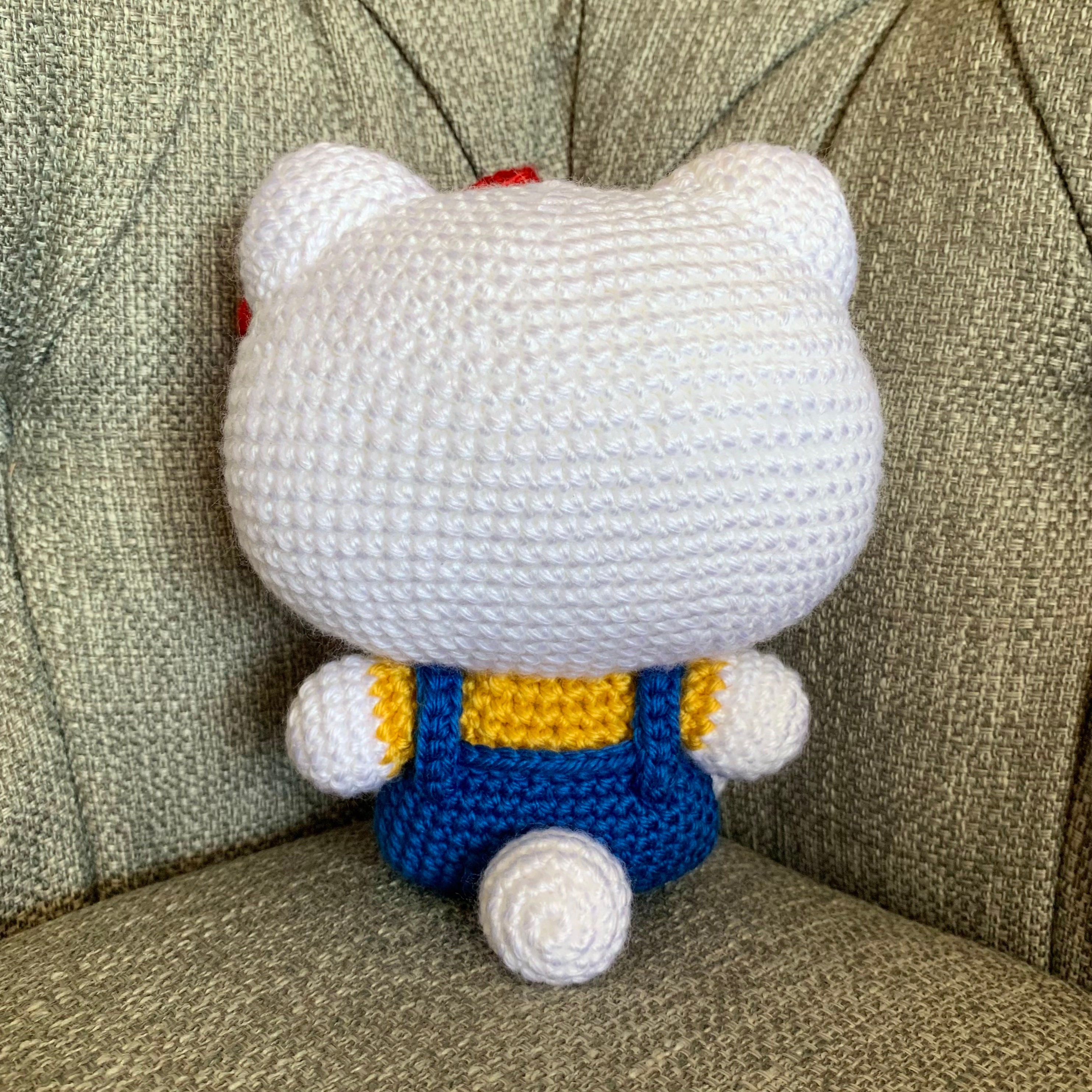 Hello Kitty Handmade Crochet Amigurumi Plushie - Etsy
