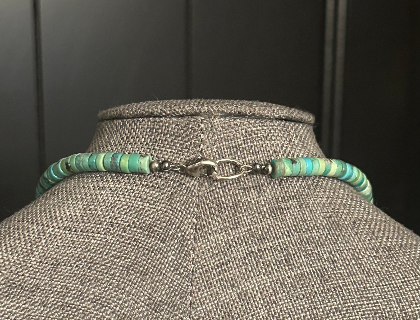 Campitos Turquoise 18 5mm Heishi Necklace - Etsy