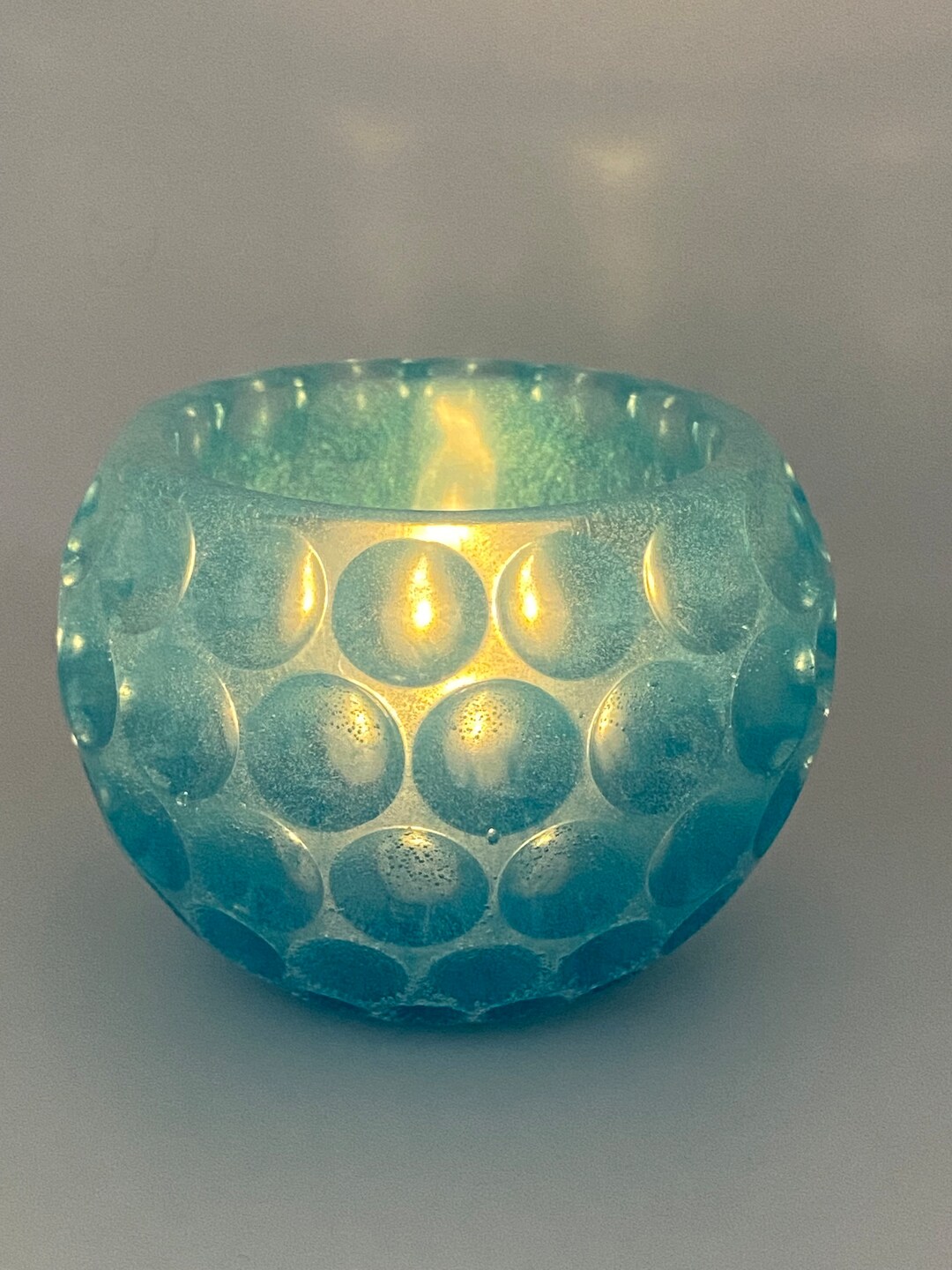 Tea Light Holder - Inverted Bubble Pattern - Etsy