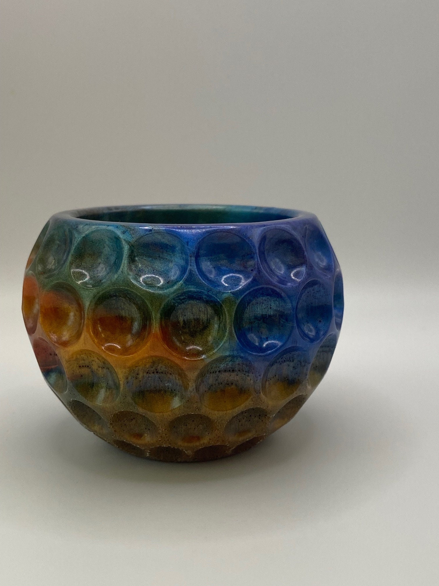 Tea Light Holder - Inverted Bubble Pattern - Etsy