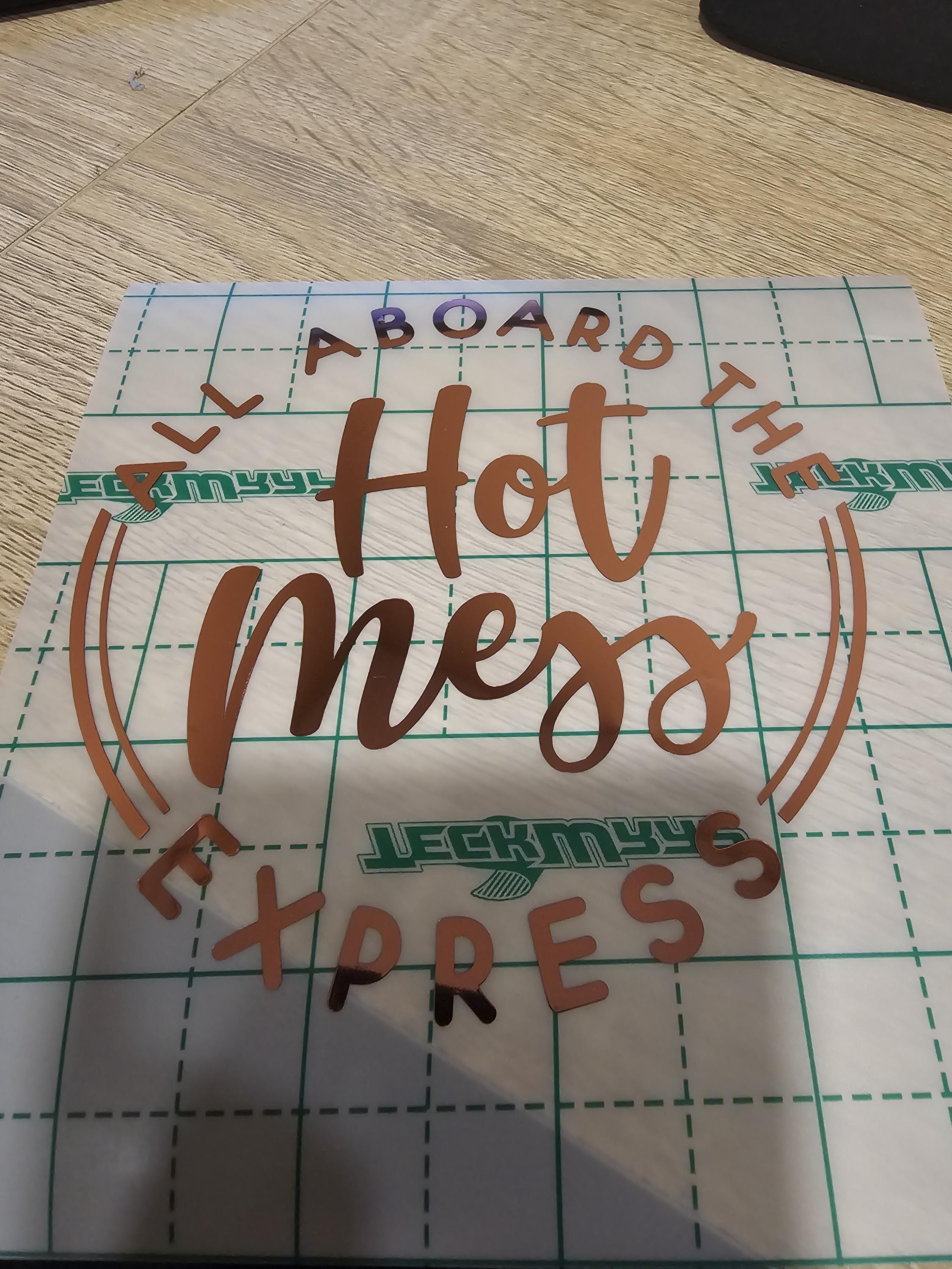 All Board the Hot Mess Express Car Decal - Etsy