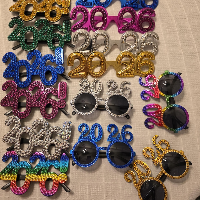 New Years 2026 Glasses - Etsy