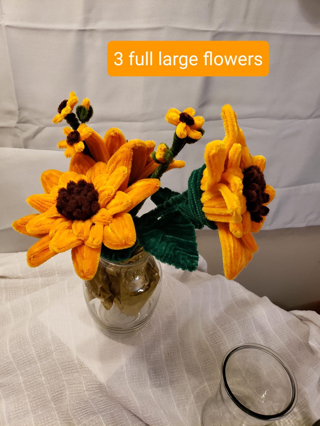 Sunflower Pipe Cleaner Flower Bouquet - Etsy
