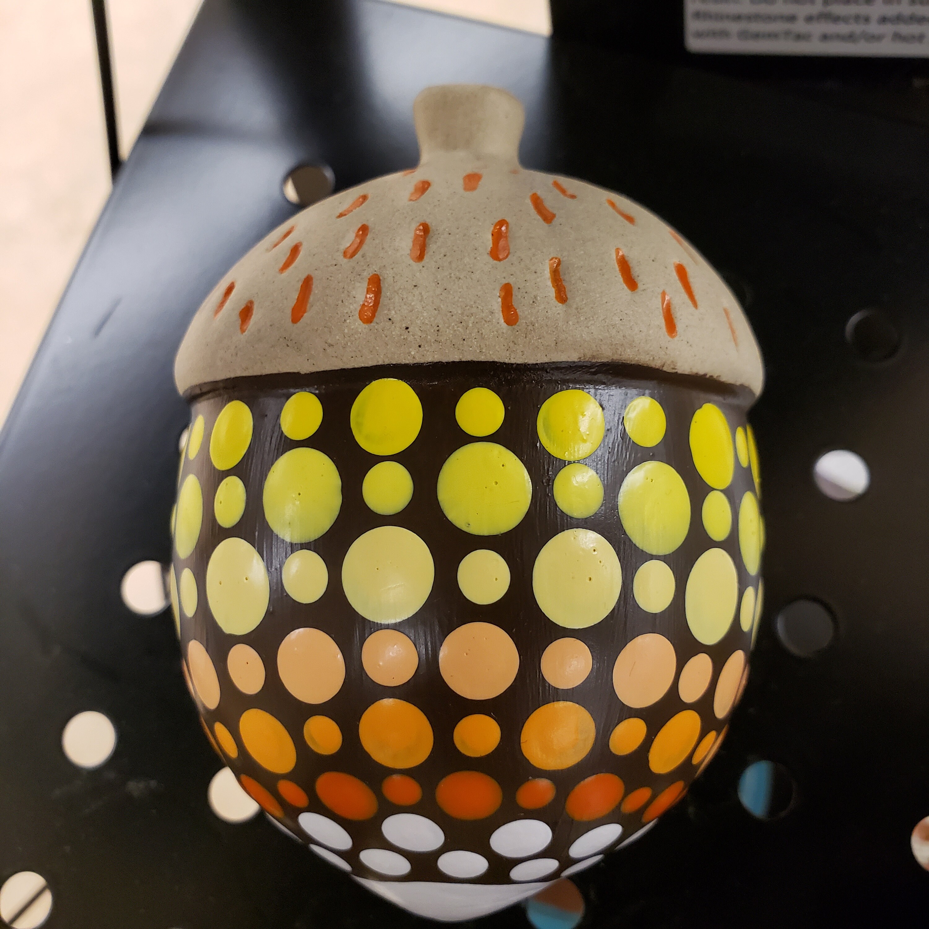 Ceramic Acorn Dot Mandala - Etsy