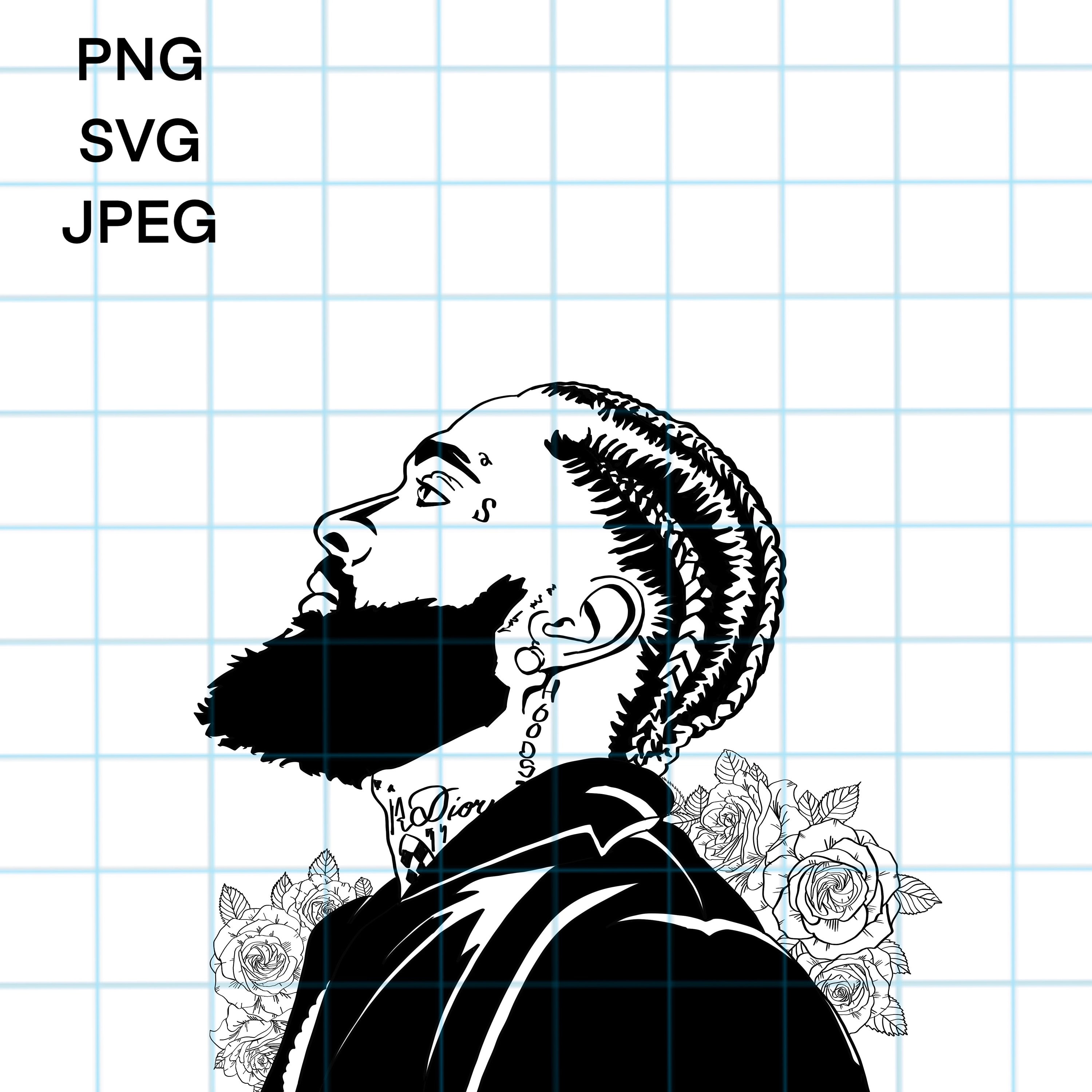 Nipsey Hussle Svg Etsy
