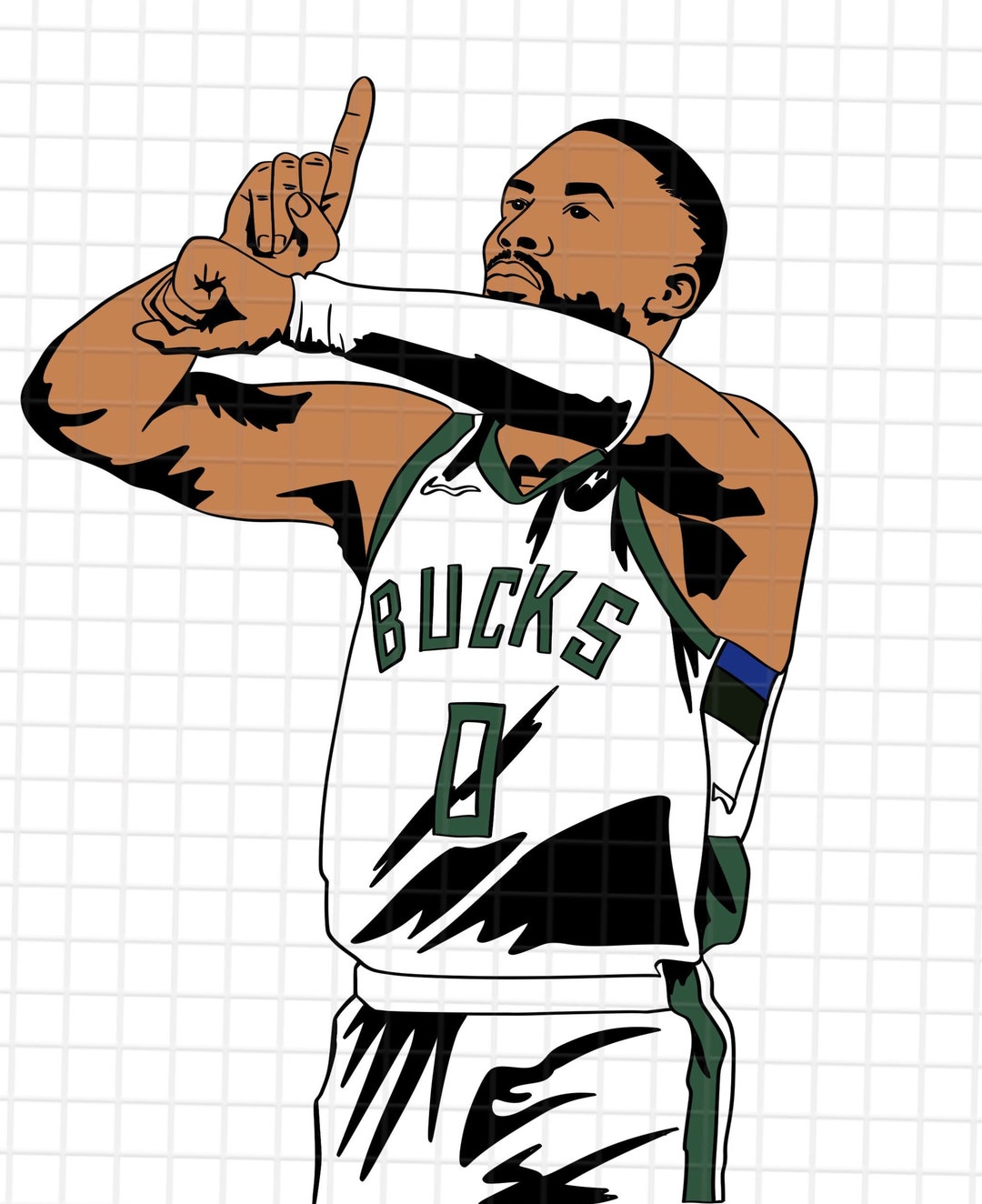 Damian Lillard Svg File Dame Time . Perfect for Tumbler. Circuit File ...
