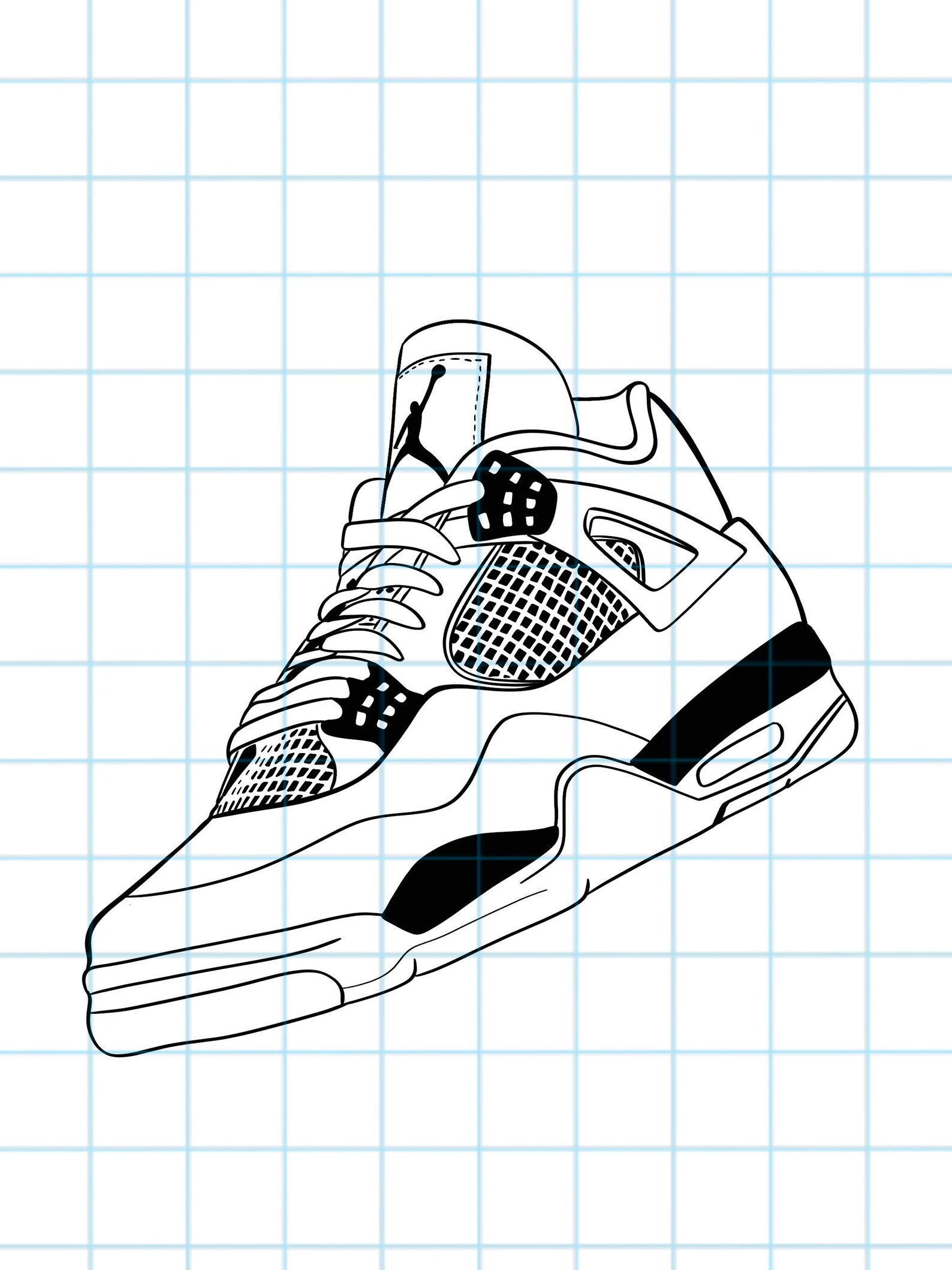 Jordans 4s Svg. Kicks. Sneakers Drip Cricut File. Tshirt - Etsy