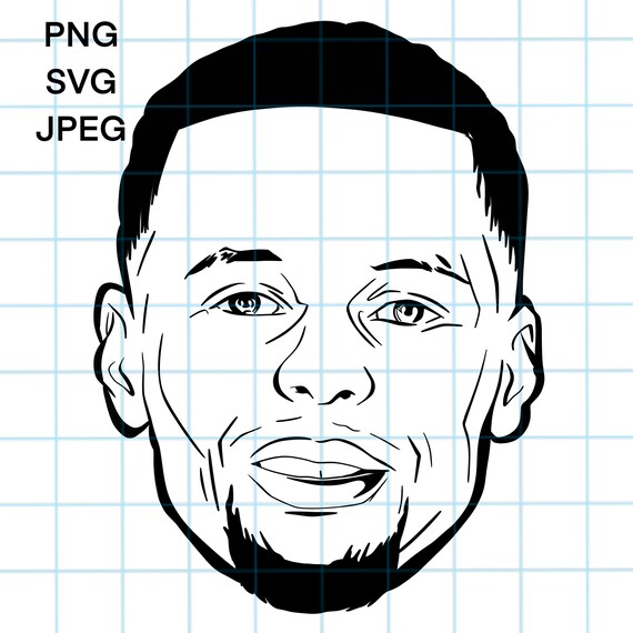Steph Curry SVG Cricut Design Ready. Stencil - Etsy Ireland